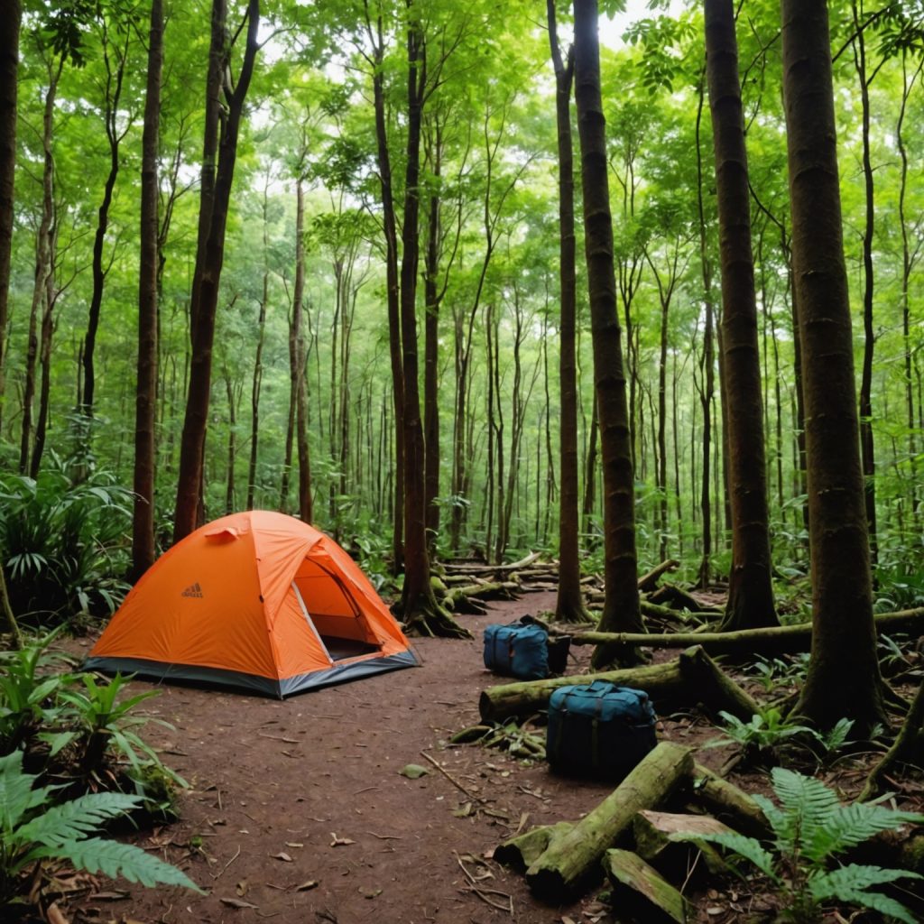 Comment organiser un camping pour une expédition de randonnée en forêt ...
